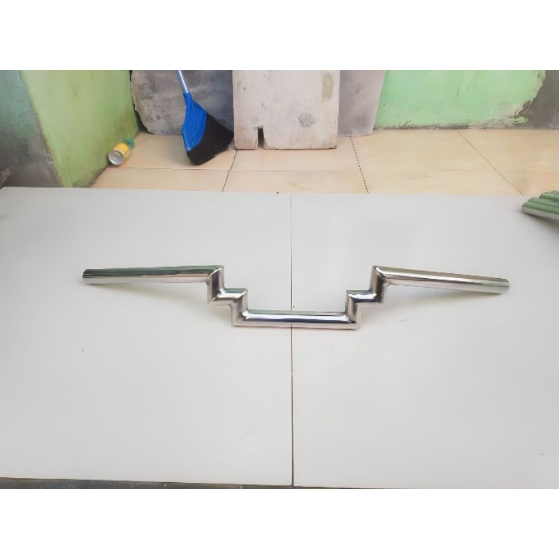 Jual stang custom chopper zig zag tebal 2,5mm | Shopee Indonesia