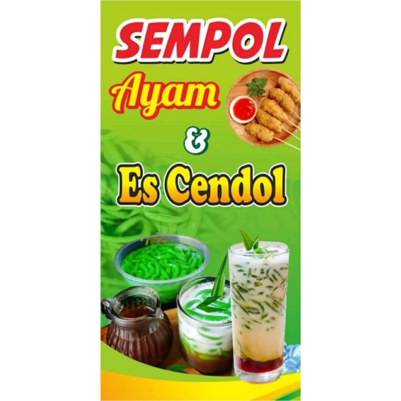 Jual SPANDUK BANNER ES DAWET, CENDOL | Shopee Indonesia