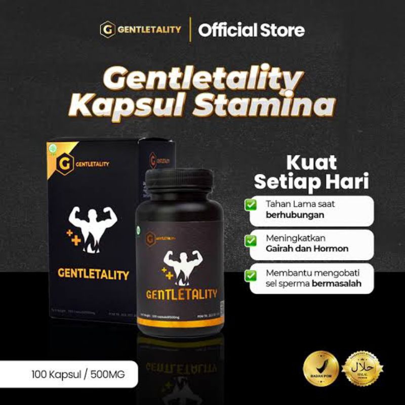 Jual GENTLETALITY 100% ORIGINAL - Suplemen Herbal Stamina Pria Dewasa ...