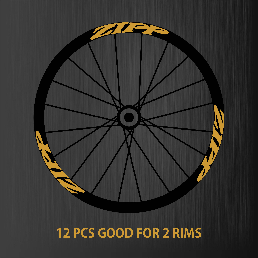 Jual Sticker Cutting Decal Rims Velg Zipp Stiker Sepeda Rims 20" 26-27 ...