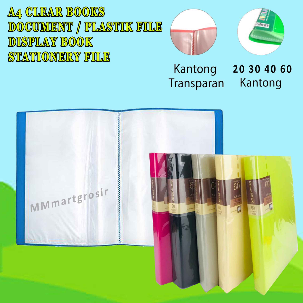 Jual Huajie Folder / Map Clear Holder / Display Books A4 / Plastik File ...