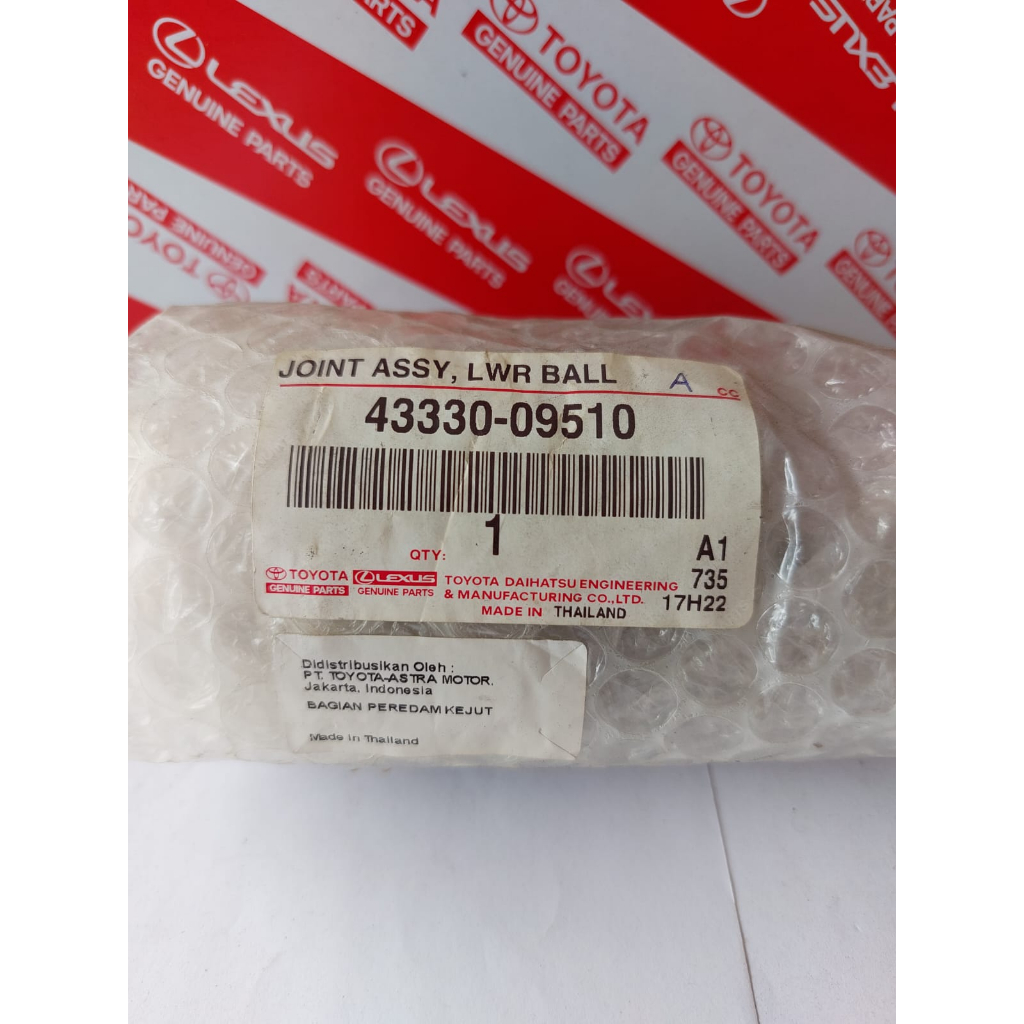 Jual Ball Joint Bawah Depan RH/LH Mobil Toyota Innova (2004-2021 ...