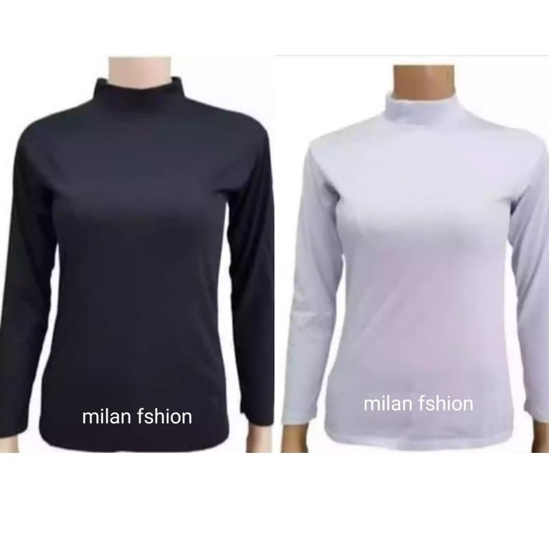 Jual Manset Lengan Panjang Turtleneck - Manset Kerah Tinggi - Manset Lengan Panjang Wanita ...