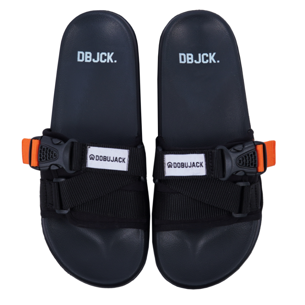 Jual Dobujack Maxwell Black Sandals | Shopee Indonesia