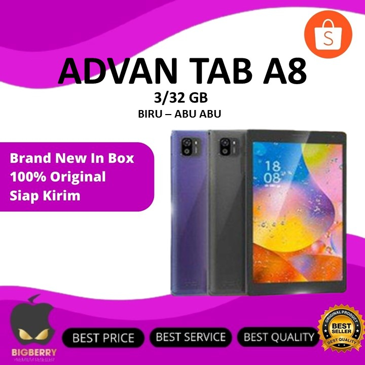Jual Advan Tab A8 3GB / 32GB Tablet 8 Inch Android 11 3/32 GB Garansi ...