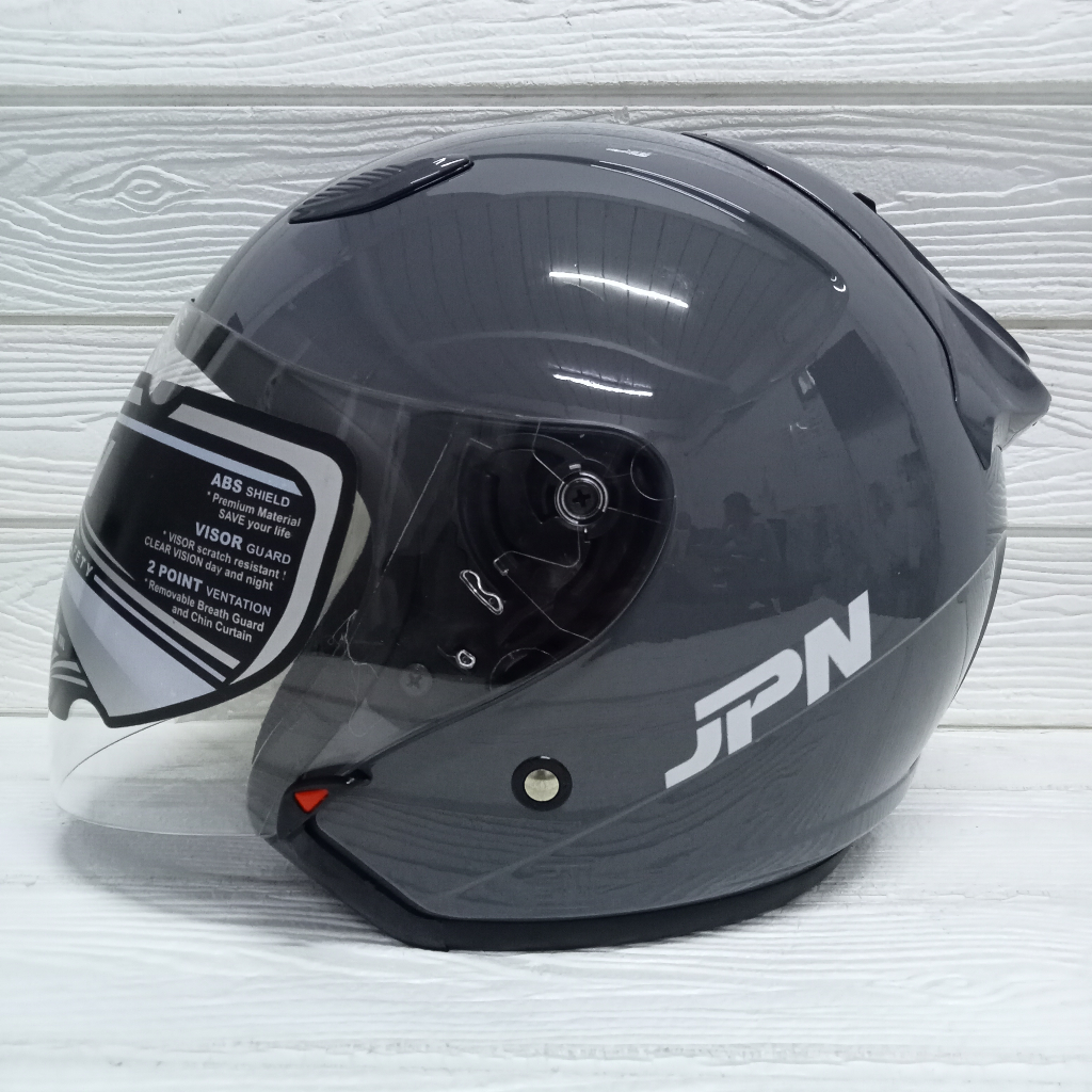 Jual HELM JPN GALAXY MODERN GREY GLOSSY | Shopee Indonesia