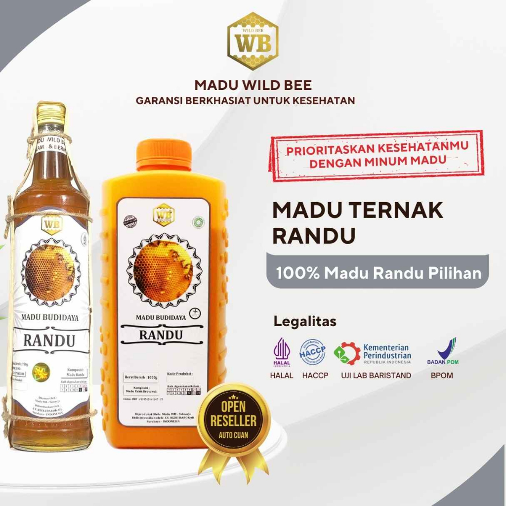 Jual Madu Asli Ternak Randu & Madu murni asli suplemen untuk imun tubuh ...
