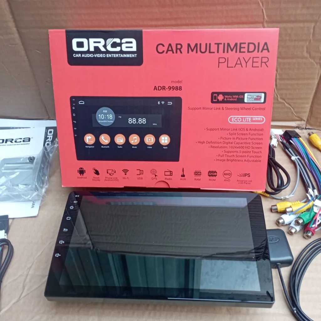 Jual Head unit android Orca 9 inch ANDROID ORCA 9" RAM 2/32 ADR-9988 ...