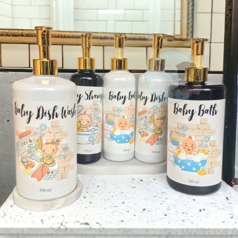 Jual Botol Sabun Refill Bayi | Baby Wash Refillable Bottle / BODY WASH ...
