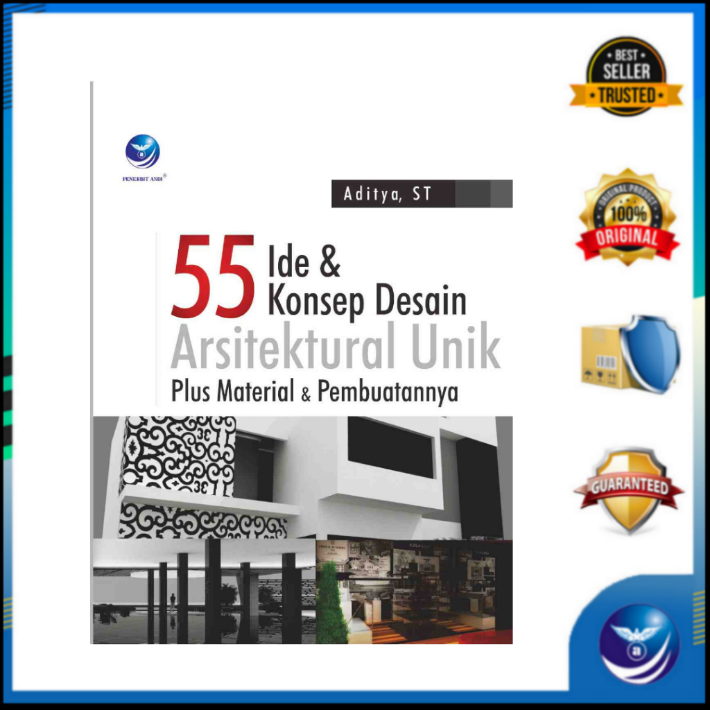 Jual 55 Ide dan Konsep Desain Arsitektural Unik, Plus Material dan ...