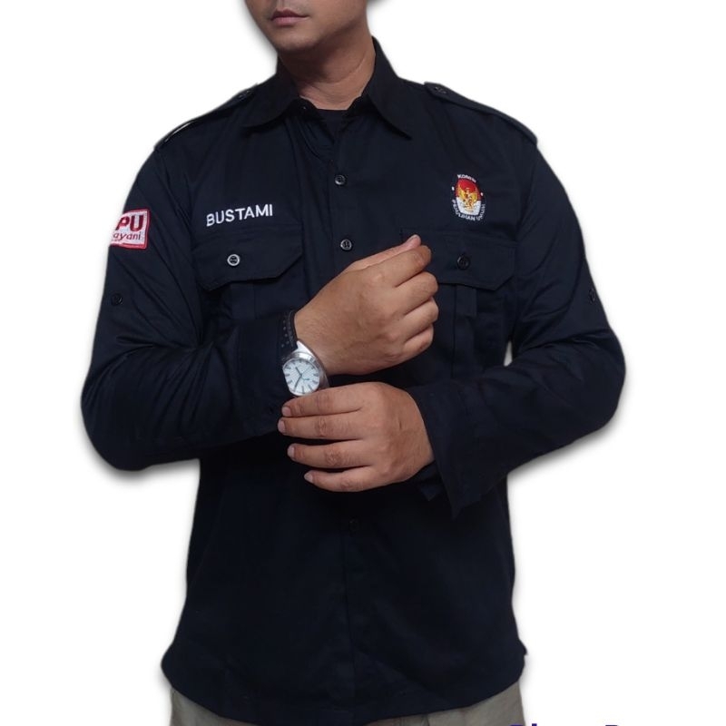 Jual Kemeja panjang custom Bordir/Kemeja lengan panjang PDL PDH/ Kemeja custom Bordir | Shopee ...