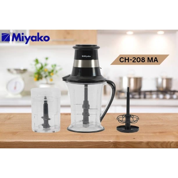 Jual MIYAKO FOOD CHOPPER 2 LITER CH 208 MA/CH-208MA 2 IN 1 GARANSI ...