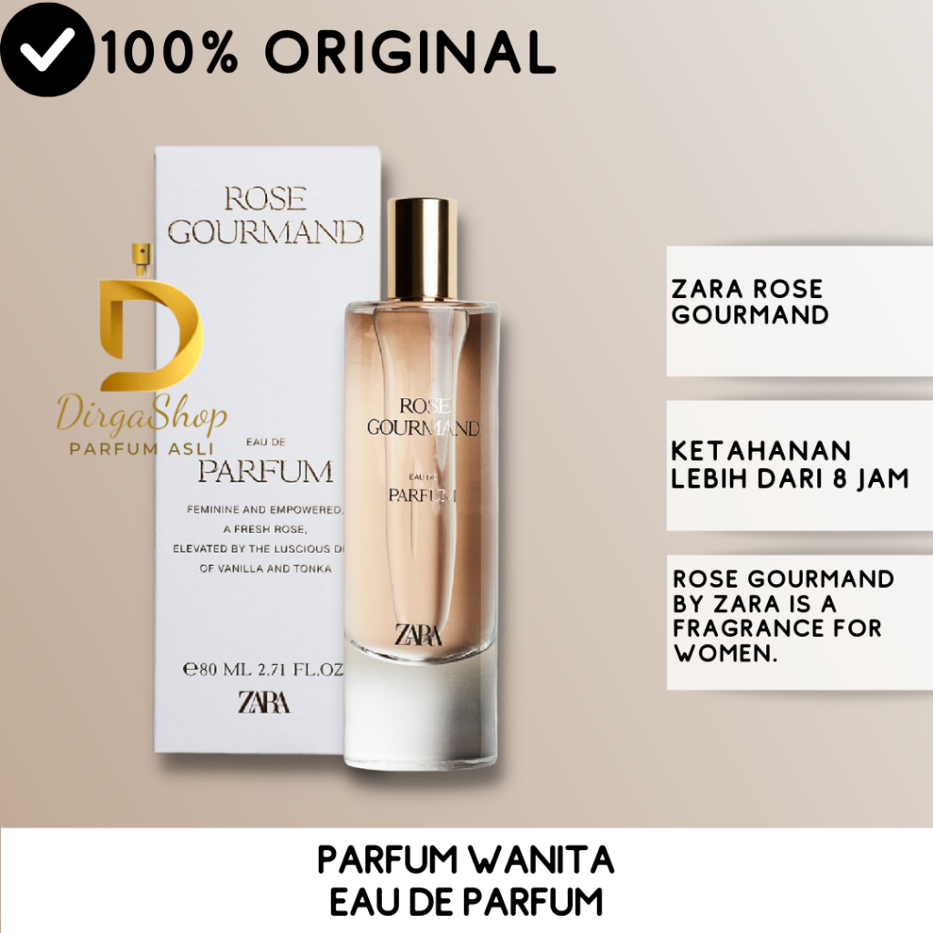 Jual Zara Rose Gourmand for Women EDP | Shopee Indonesia