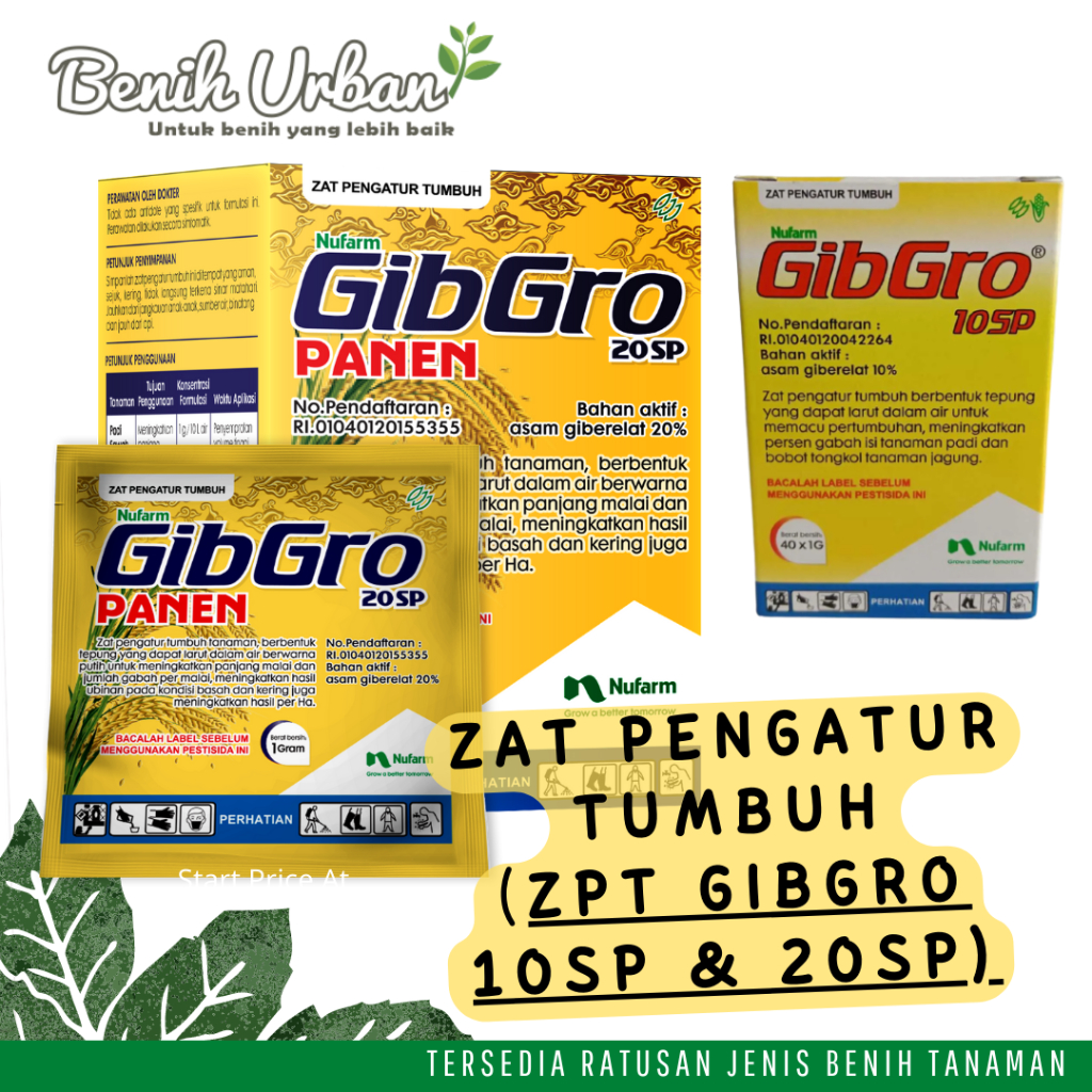 Jual GibGro 10 SP 1GR ZPT Zat Pengatur Tumbuh Tanaman Hormon ...