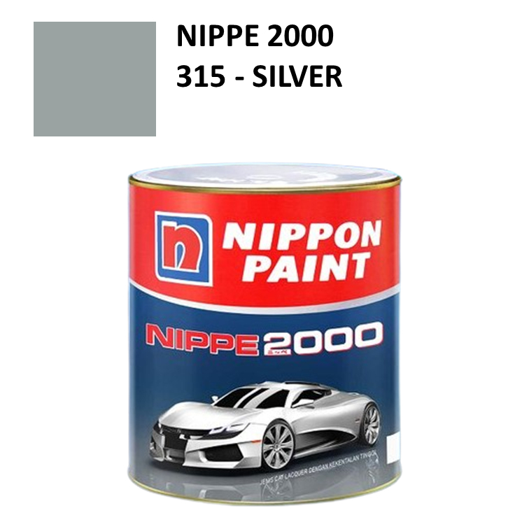 Jual Nippon Paint - Cat Duco NC Nippe 2000 - Kode 315 (Silver) 1 Liter ...