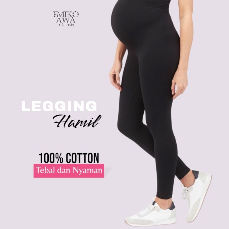 Jual Emikoawa - Legging hamil / maternity legging bumil | Shopee Indonesia