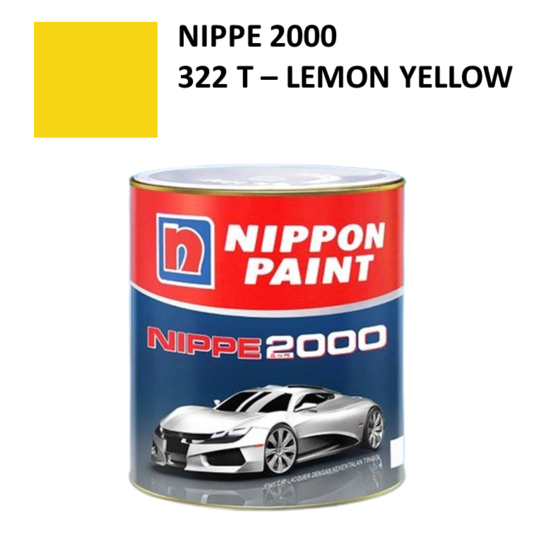 Jual Nippon Paint - Cat Duco NC Nippe 2000 - Kode 322-T (Lemon Yellow ...