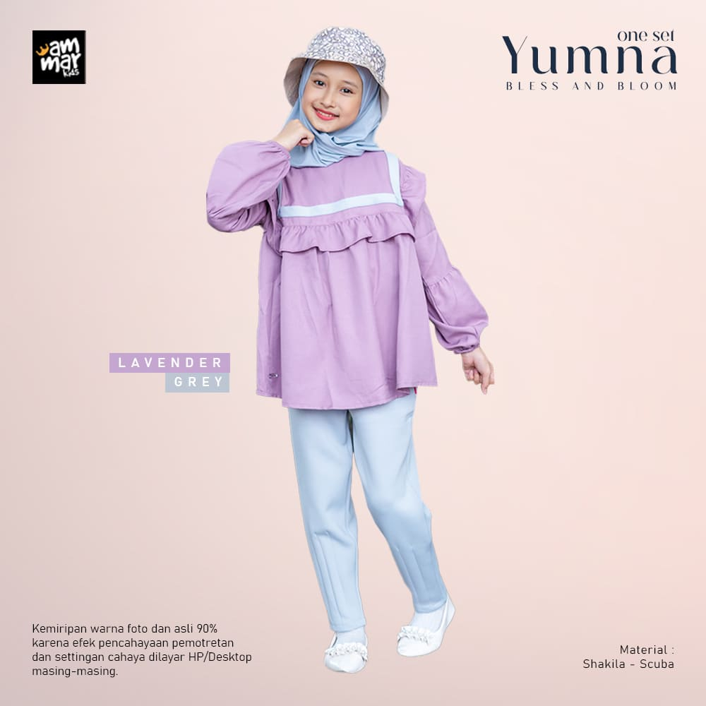 Jual Ammar Kids - One Set Hanen Setelan Anak Perempuan Muslim Usia 3 4 ...