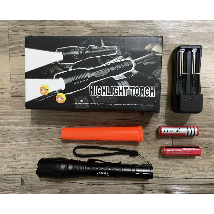 Jual Senter Police SWAT T6 - High Power - 2 Baterai 18650 Cas ...