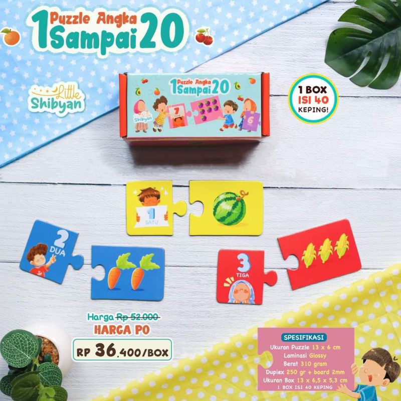 Jual Puzzle Angka 1-20 (Ready Stock) | Shopee Indonesia