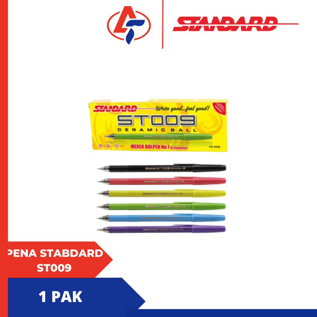 Jual Pulpen Standar ST009 / 1 PAK ( Isi 12 Pcs ) | Shopee Indonesia