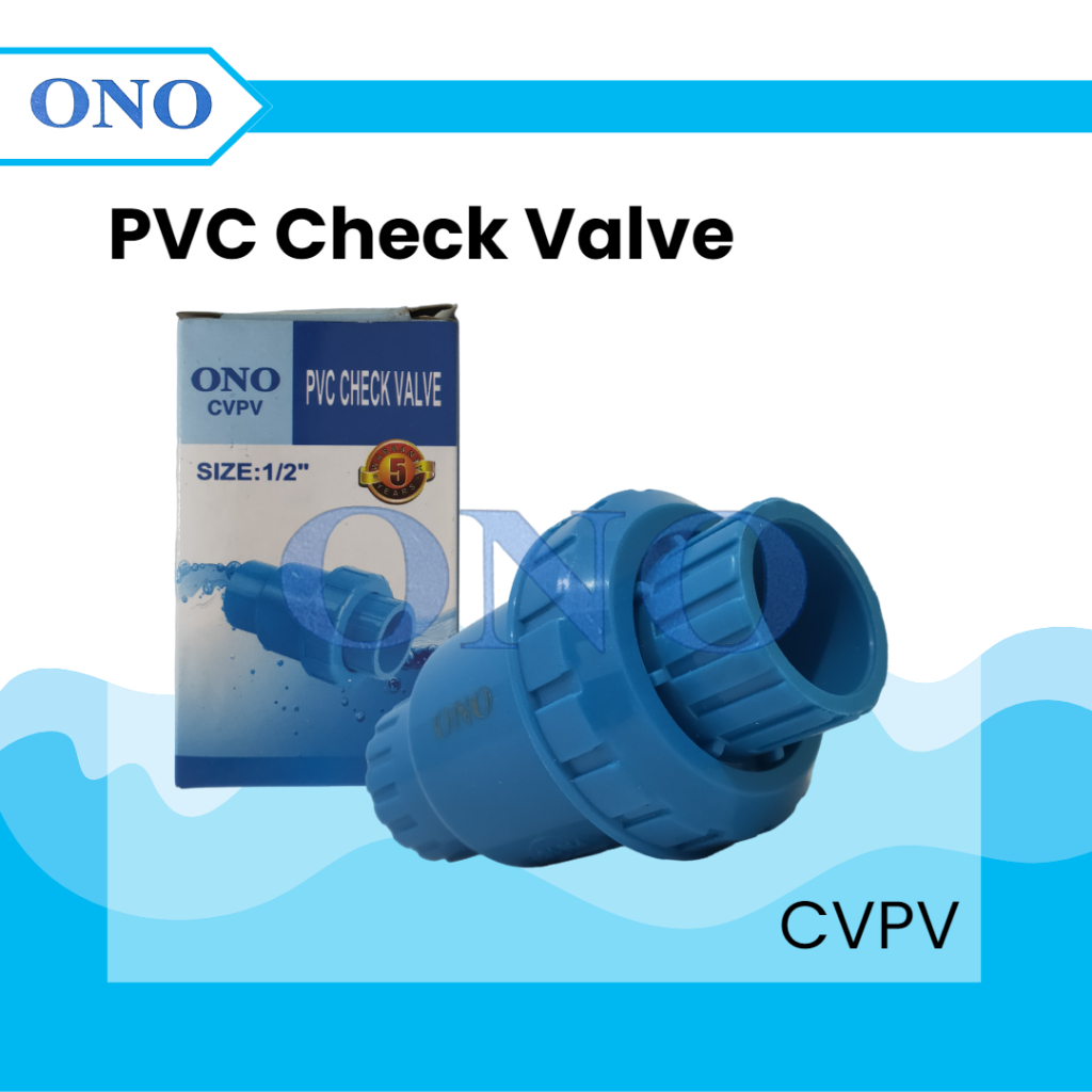 Jual Check Valve PVC \ Klep Tengah CVPV ONO | Shopee Indonesia