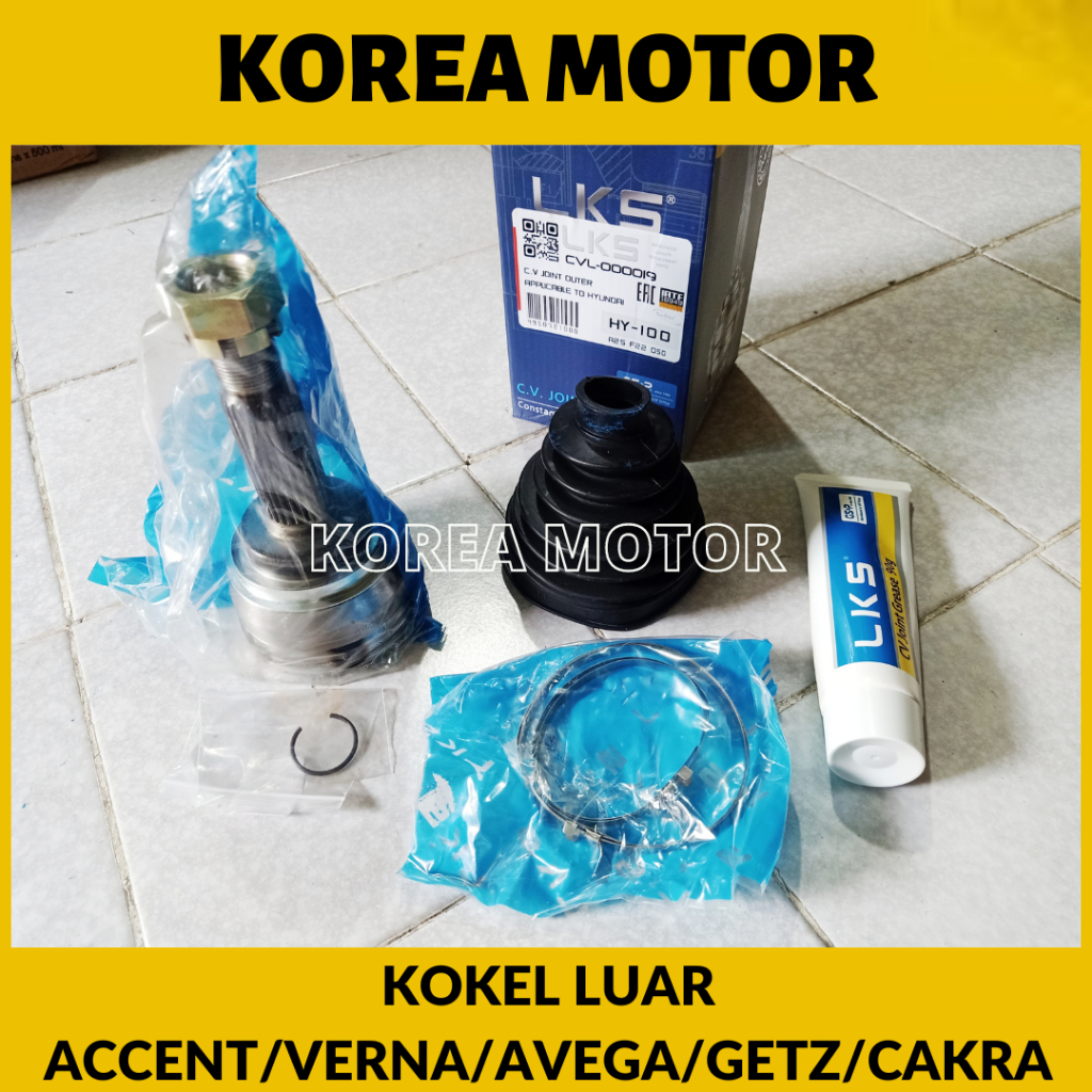 Jual As Roda Luar Hyundai Accent Cakra Verna Avega Getz Cv Joint Kokel | Shopee Indonesia