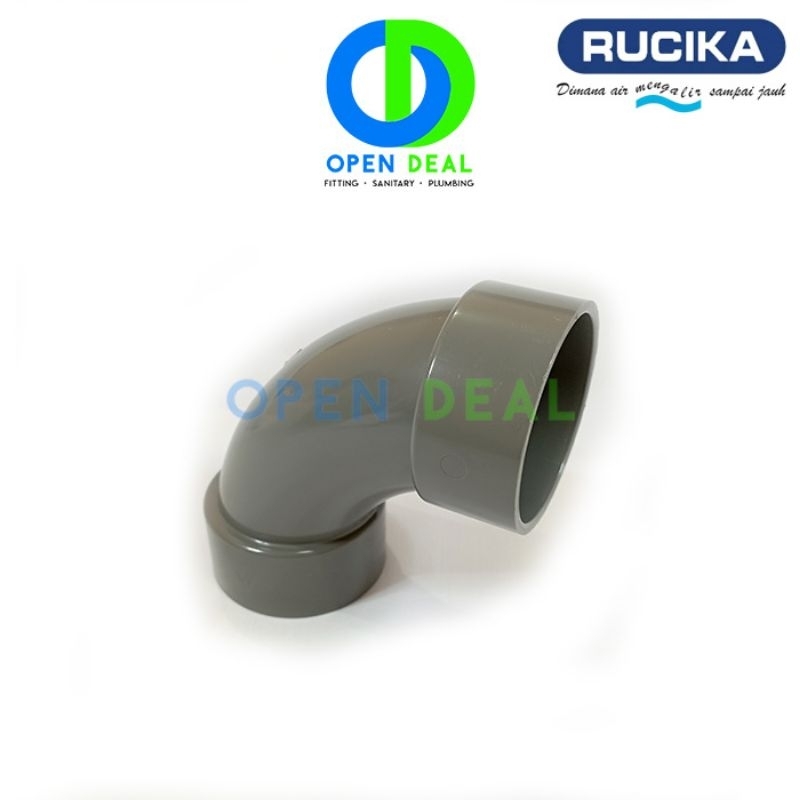 Jual Long Elbow 1 1/2" inch D Rucika / Large Radius Pvc 1,5 in / Long Boch | Shopee Indonesia