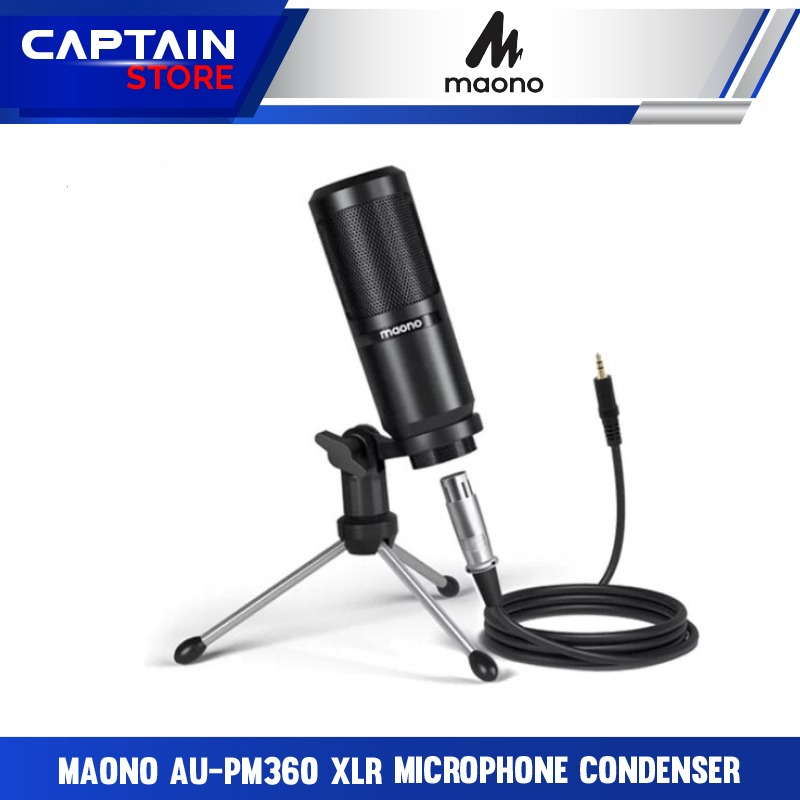 Jual Maono AU-PM360 XLR Microphone Condenser | Shopee Indonesia
