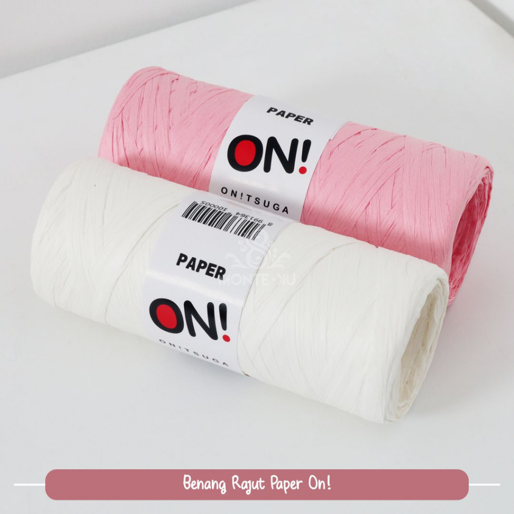 Jual Onitsuga Benang Rajut Paper Yarn Benang Kertas Murah Bahan DIY ...