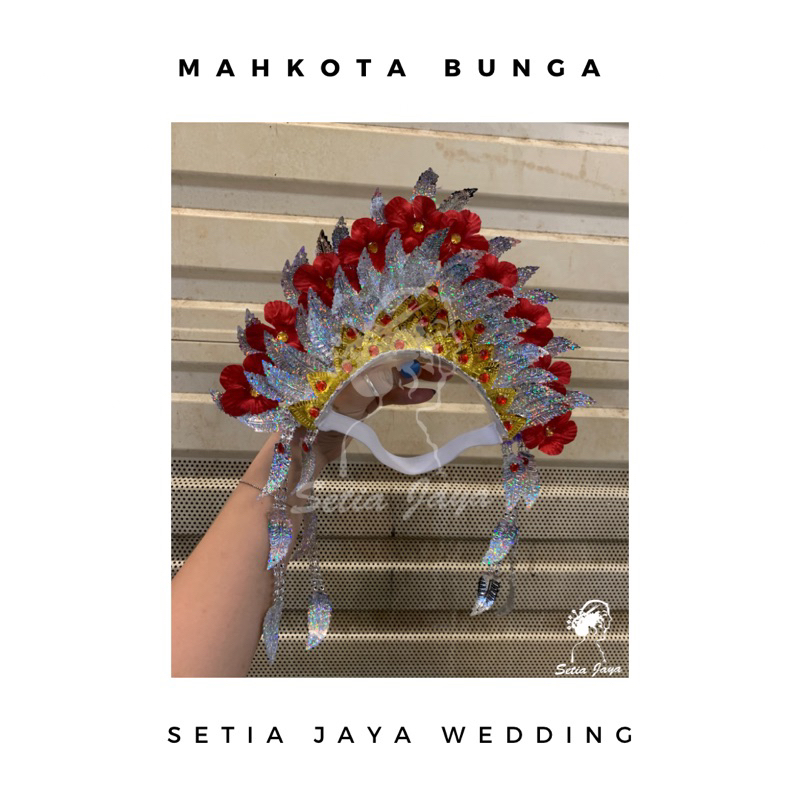 Jual Mahkota Bunga Silver/ Mahkota Tarian Anak Silver | Shopee Indonesia