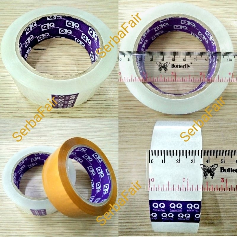 Jual Lakban Bening / Coklat QQ Super Tape 36MM (1.5INCH) 90 YARDS ...