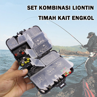 Jual 187 PCS Umpan Pancing Ikan Set / Fishing Bait Kit / Box Mancing ...