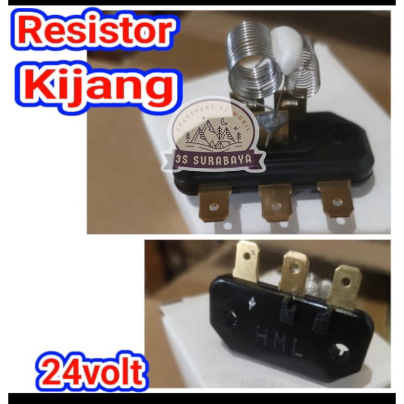 Jual Resistor Kijang 24 Volt Alat berat Denso Asli Ac Mobil Universal ...