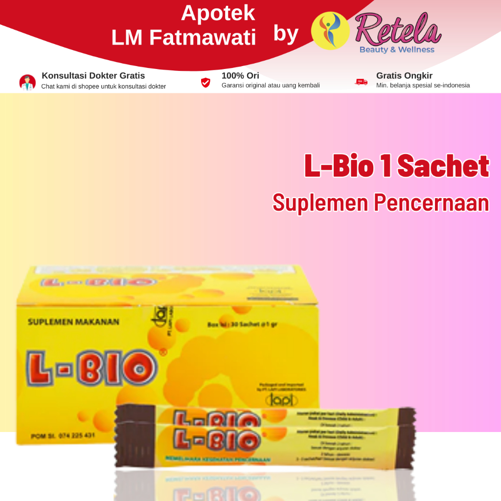 Jual L-BIO 30 SACHET | Shopee Indonesia