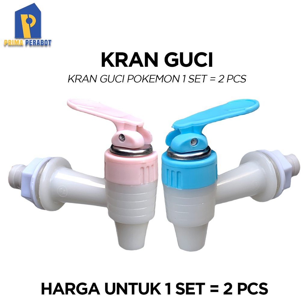 Jual Kran Guci Dispenser Model Pokemon 1 set 2 pcs | Shopee Indonesia