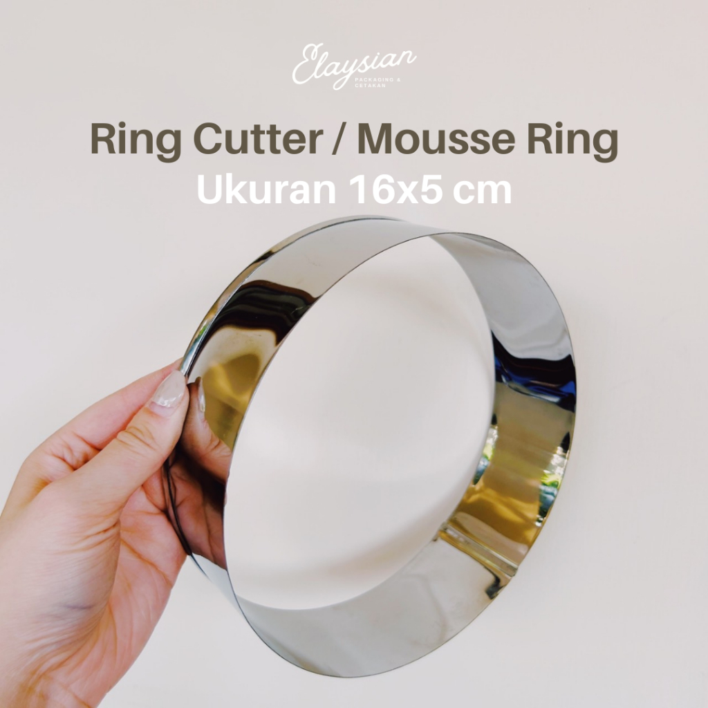 Jual Cetakan Bundar Ring Cutter Mousse Ring Stainless Steel - Tinggi ...