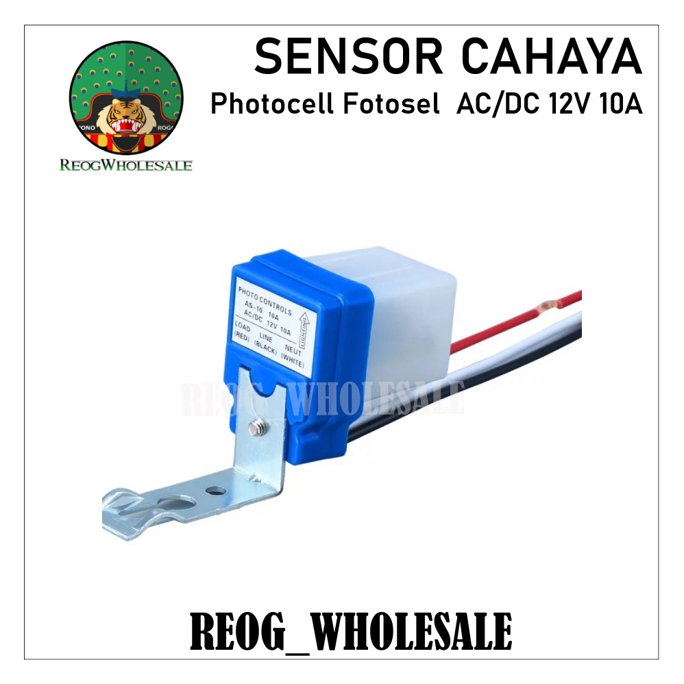 Jual Sensor Cahaya Photocell Fotosel AC/DC 12V 10A | Shopee Indonesia