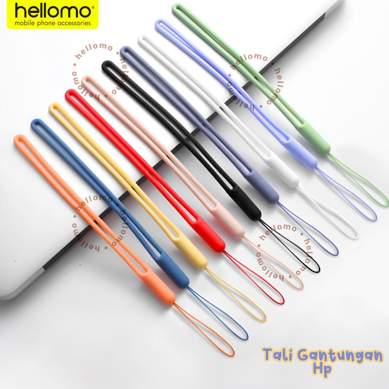 Jual Tali Gantungan Hp Pendek Bahan Silikon Lanyard Hp Silicone Phone ...