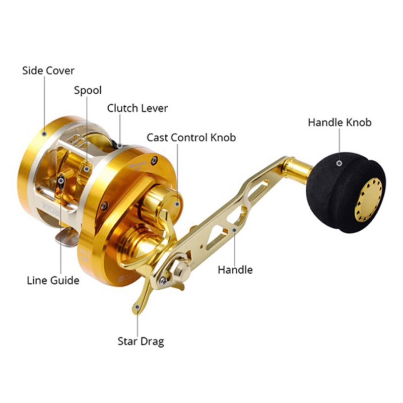 Jual Reel ryobi jigging over head varius GA c3030 PHL | Shopee Indonesia