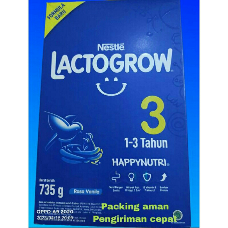 Jual NESTLE LACTOGROW PRO 1+ SUSU PERTUMBUHAN ANAK USIA 1-3 THN RASA ...