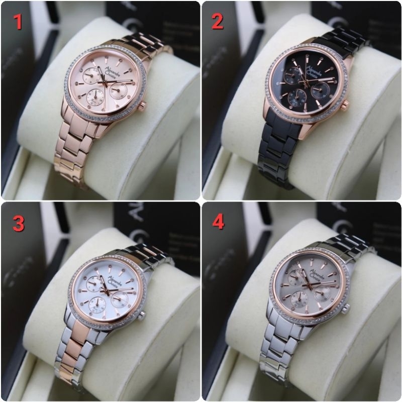 Jual ORIGINAL GARANSI RESMI 1 TAHUN JAM TANGAN WANITA ALEXANDRE ...