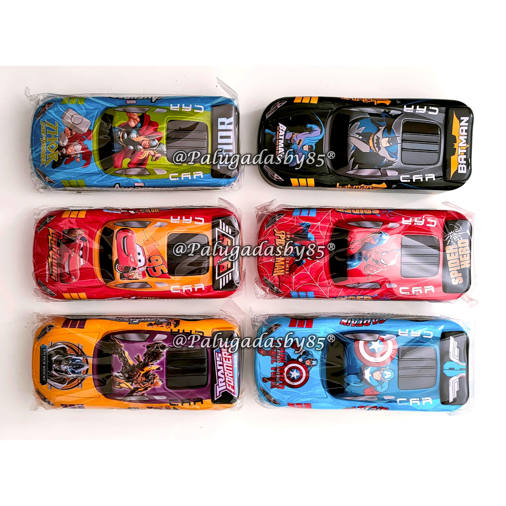Jual (1 Biji) Kotak Pensil Kaleng Mobil Besar K-905 B-905 2 Susun 21.7 ...