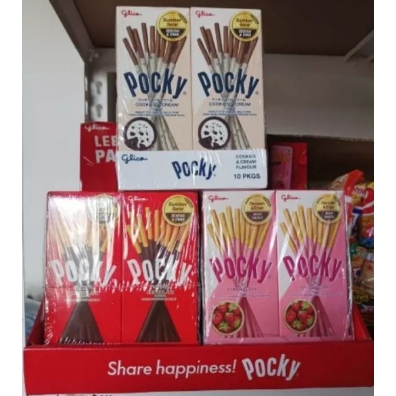 Jual Glico Pocky Mini Pack 22 gram Stick 1 Pak isi 10 Pcs | Shopee ...