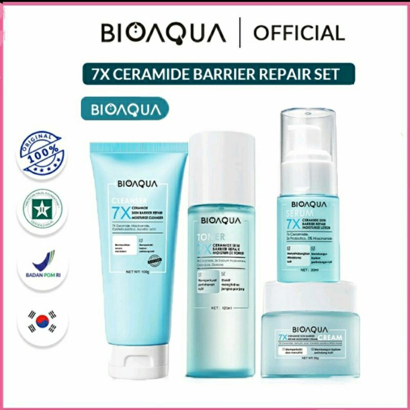 Jual BIOAQUA 7X Ceramide Skin Barrier Repair Series - Bio Aqua | Shopee ...