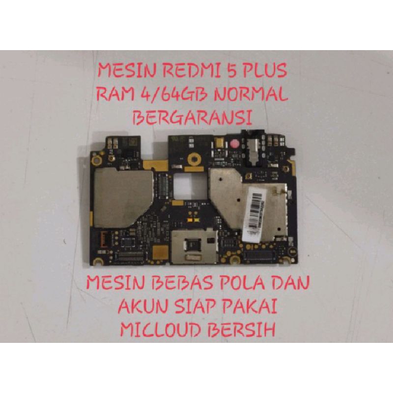 Jual Mesin Xiaomi Redmi 5 plus Normal Tested dan bergaransi | Shopee ...