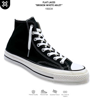 Jual TALI SEPATU CONVERSE 70S BROKEN WHITE (FLAT LACES) | PREMIUM ...