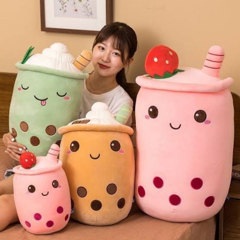 Jual Boneka boba bubble milk tea silicon premium "SNI" | Shopee Indonesia