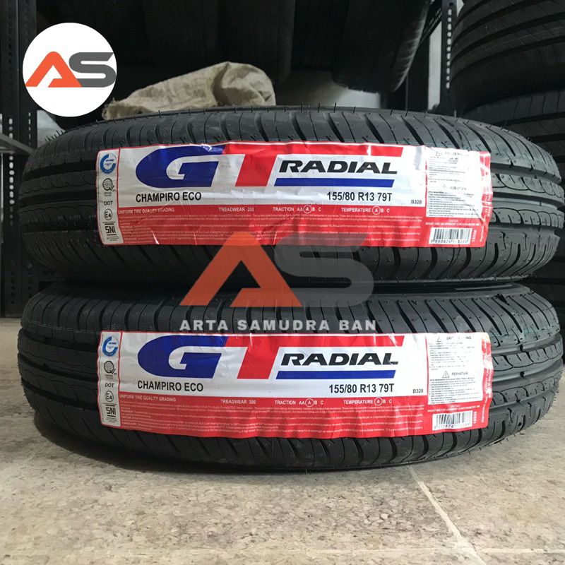 Jual Ban GT Radial Gajah Tunggal Champiro Eco 155 / 80 R 13 R13 | Shopee Indonesia