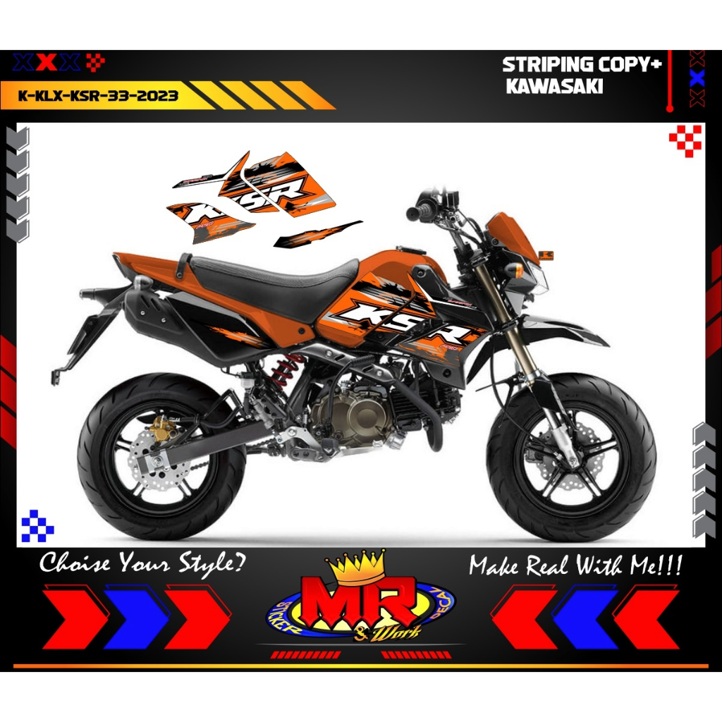 Jual Stiker Striping KSR ORI Original Grade Copy Warna Lengkap Elegan v ...